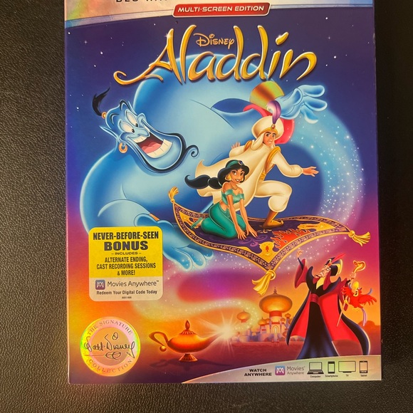Disney | Media | 992 Aladdin Multi Screen Edition Bluraydvddigital Code ...